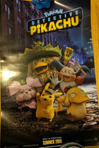 TARGET DETECTIVE PIKACHU POSTER PLUS 2 POKEMON SUN & MOON POSTERS ...
