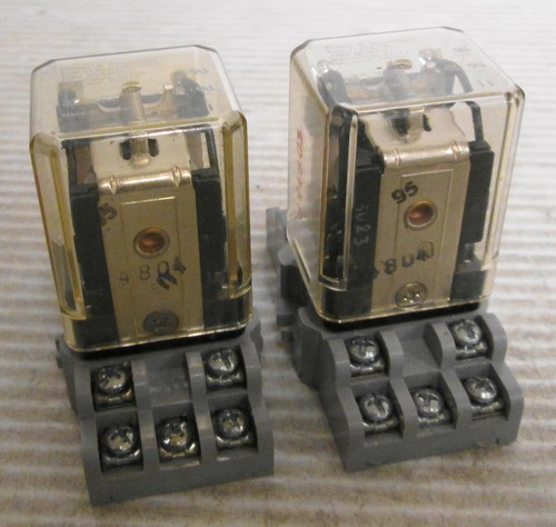 Potter & Brumfield KUP-11A15-120 Relay w/ 27E121 Socket Base 15A 300V ...