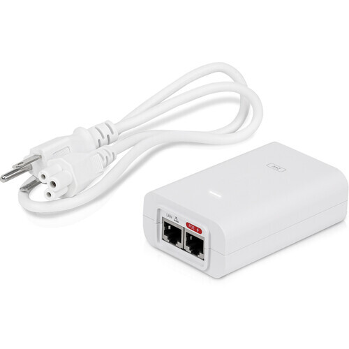 NEW WHITE Gigabit Ubiquiti UniFi 802.3af UPoE af 48V 24 W or 15W POE ...