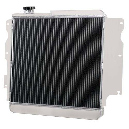 4 Row Aluminum Radiator Fits 1987-2006 Jeep Wrangler TJ/YJ Chevy V8 ...