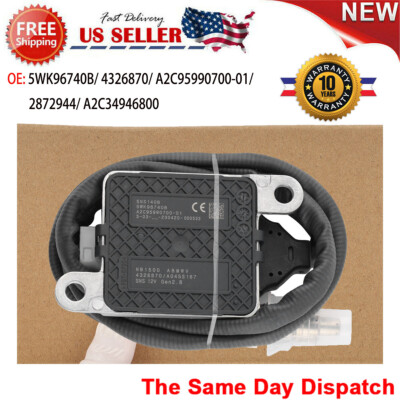 4326870 New NOX Nitrogen Oxide Sensor Inlet For Cummins 11.9L 15L ISX15 ...