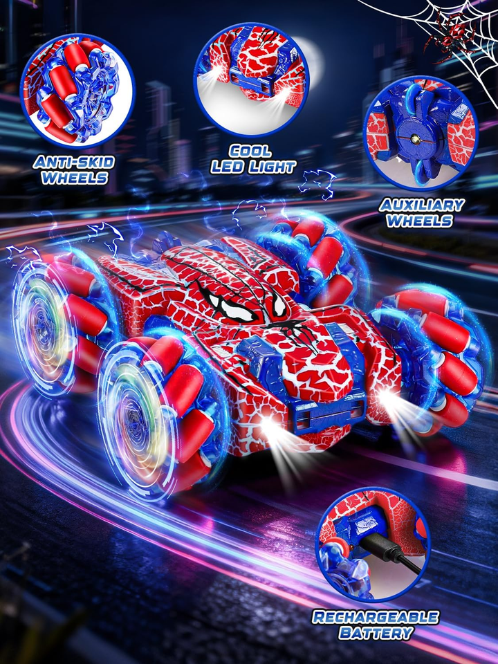 Spider Macchina Telecomandata per Bambini,2.4Ghz Monster Truck Con ...