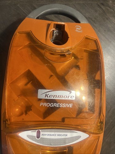 Kenmore 116 Progressive Canister Vacuum Orange w/ -Canister Only WORKS ...
