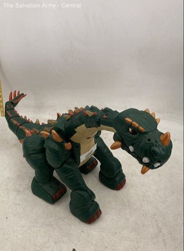 Green Beige Battery Operated Big Dinosaur Remote Control Toy For Kids ...