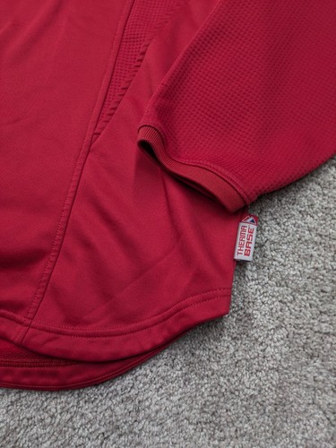 Vintage Texas Rangers Majestic MLB Men Large Shirt Sweatshirt Warm Up ...