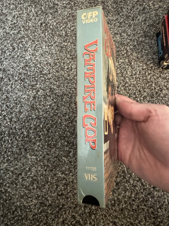 Vampire Cop (VHS 1990) Horror Comedy CFP Video Rare Tape Clean! | eBay