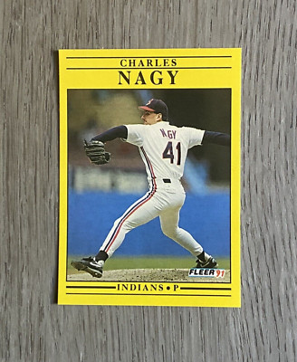 1991 MLB Fleer Update Baseball | Charles Nagy | #U-20 | Cleveland ...