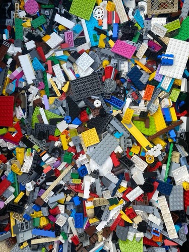 5 Lbs Building Bricks Lot of Random LEGO Bulk Blocks Plates Pieces and ...