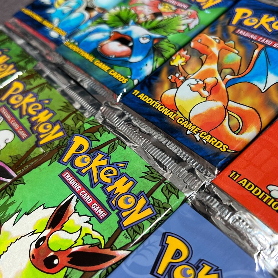 Pokemon Vintage WOTC Booster RE-Pack (Base Set 1-2, Jungle, Fossil) LP ...