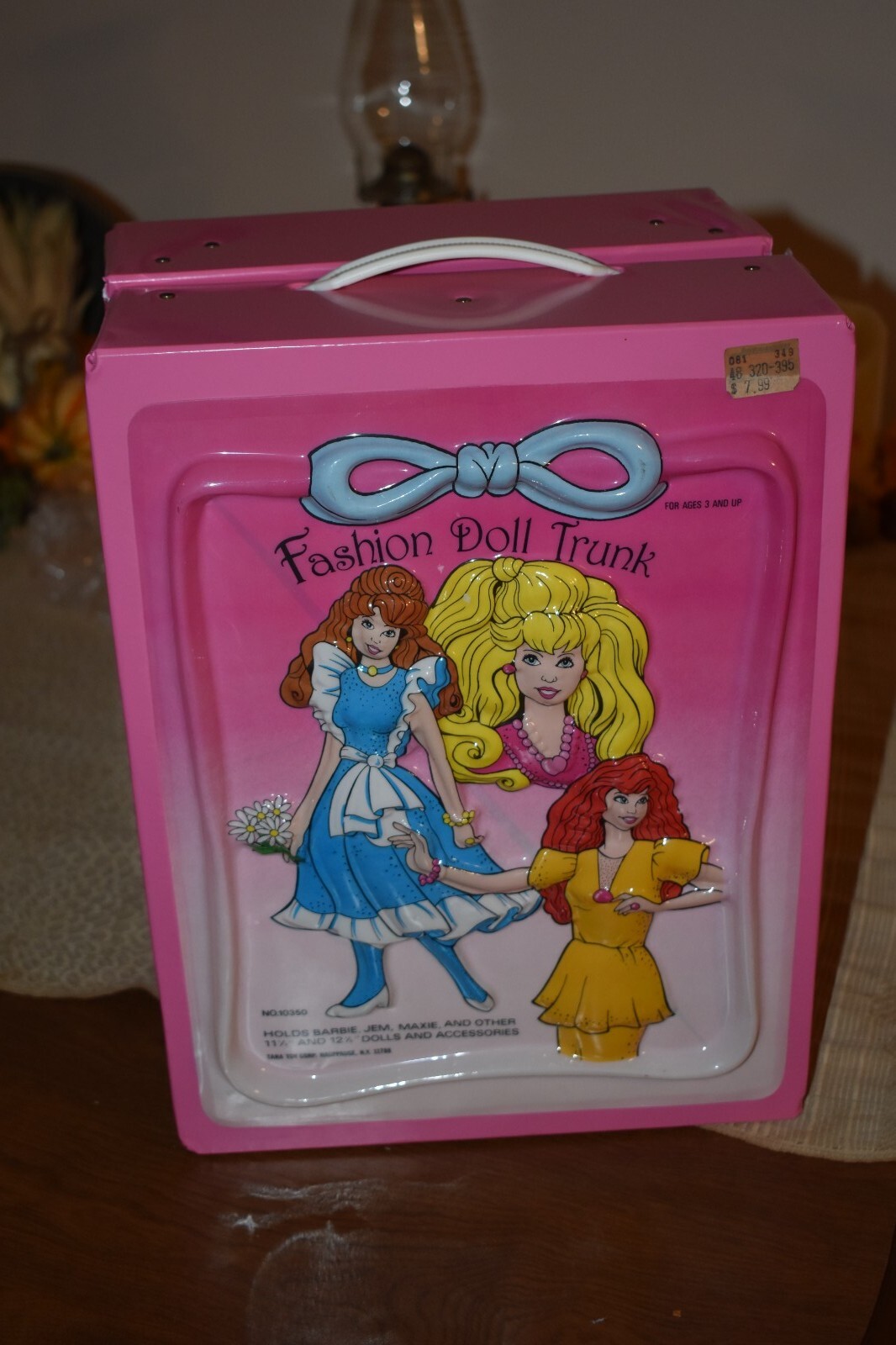 Vintage Fashion Doll Carrying Trunk By Tara Toy Corp Holds Barbie Jem ...