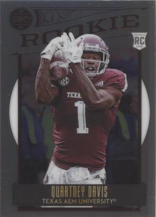 2020 Panini Legacy - Rookies Quartney Davis #179 Premium Edition (RC ...