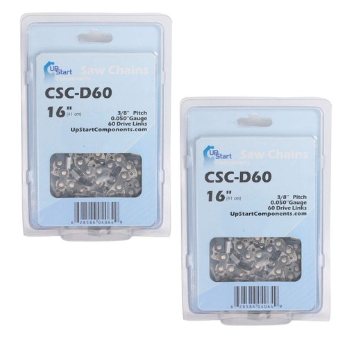 2-pack 16-inch Chainsaw Chain Replacement for Mcculloch Pro Mac 610 ...