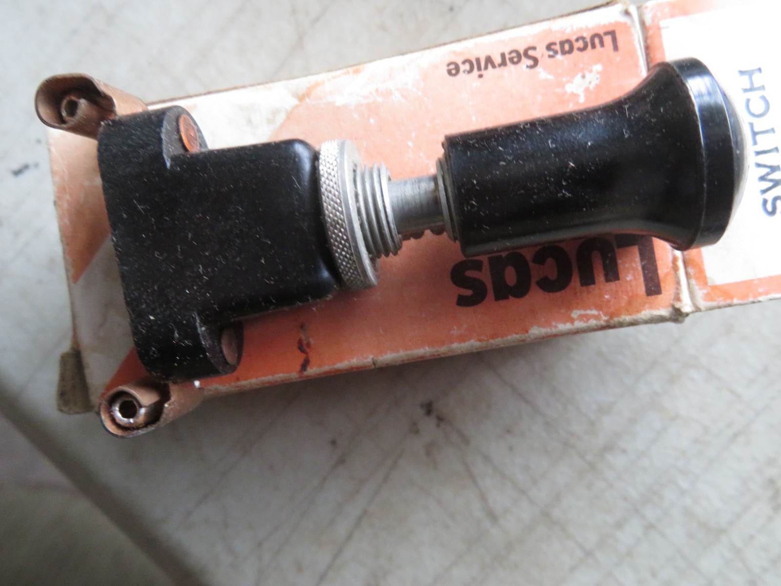 CLASSIC CAR LUCAS PUSH PULL ILUMINATED SWITCH 31696 N.O.S. | eBay UK