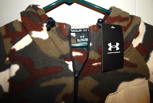 Under Armour Microfleece Hoodie / Jacket 1378982 Size XL Camo MSRP $130 ...