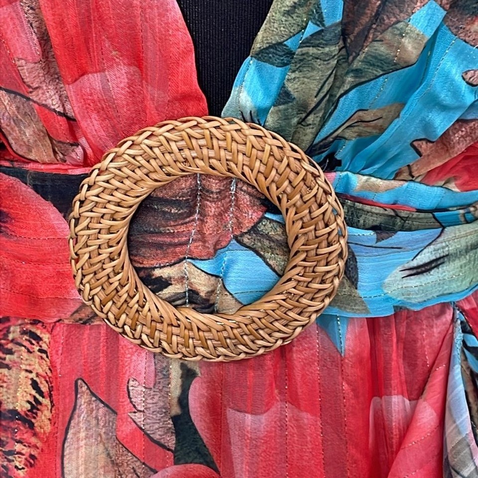 Blithe LA Size Medium Ruffle Slit Maxi floral dress. New with tags. | eBay