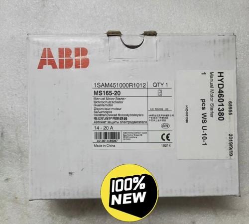 1pc ABB MS165-20 (14-20A) Motor Protection Circuit Breaker 10157479 | eBay
