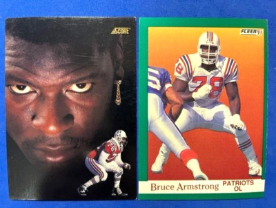 NFL - Bruce Armstrong 1991 Score Dream Team & 1991 Fleer Football ...