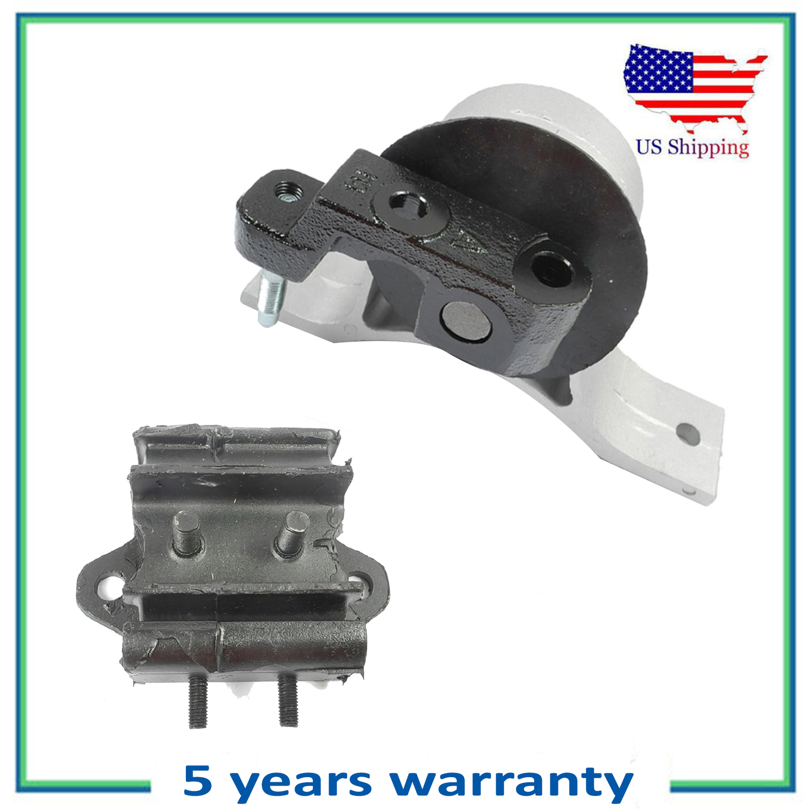 2PCS Engine Motor & Trans Mount For 2007-2008 Honda Fit 1.5L Manual ...