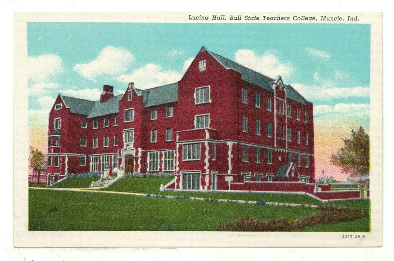 c1930 PC: Lucina Hall, Ball State Teachers College – Muncie, Indiana | eBay