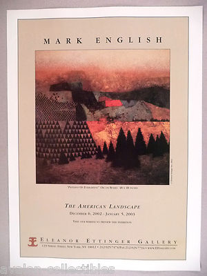 Mark English Art Gallery Exhibit PRINT AD - 2002 | eBay