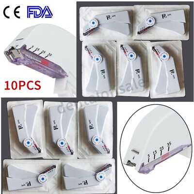 10PCS FDA Single Use 35W Skin Stapler Skin Surgical Sterile with 35 ...