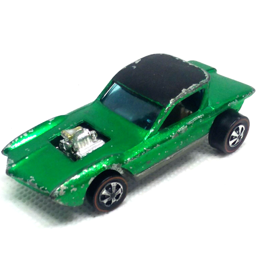 Hot Wheels Redline Python 1967 Green Gray Interior Made In Hong Kong | eBay