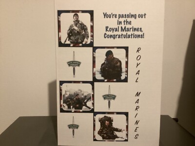 British Army passing out card. In aid of Walking with the wounded ...