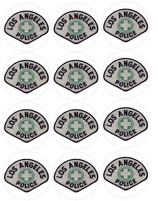 12 count LAPD, Edible Image rounds, Wafer paper, pre cut | eBay