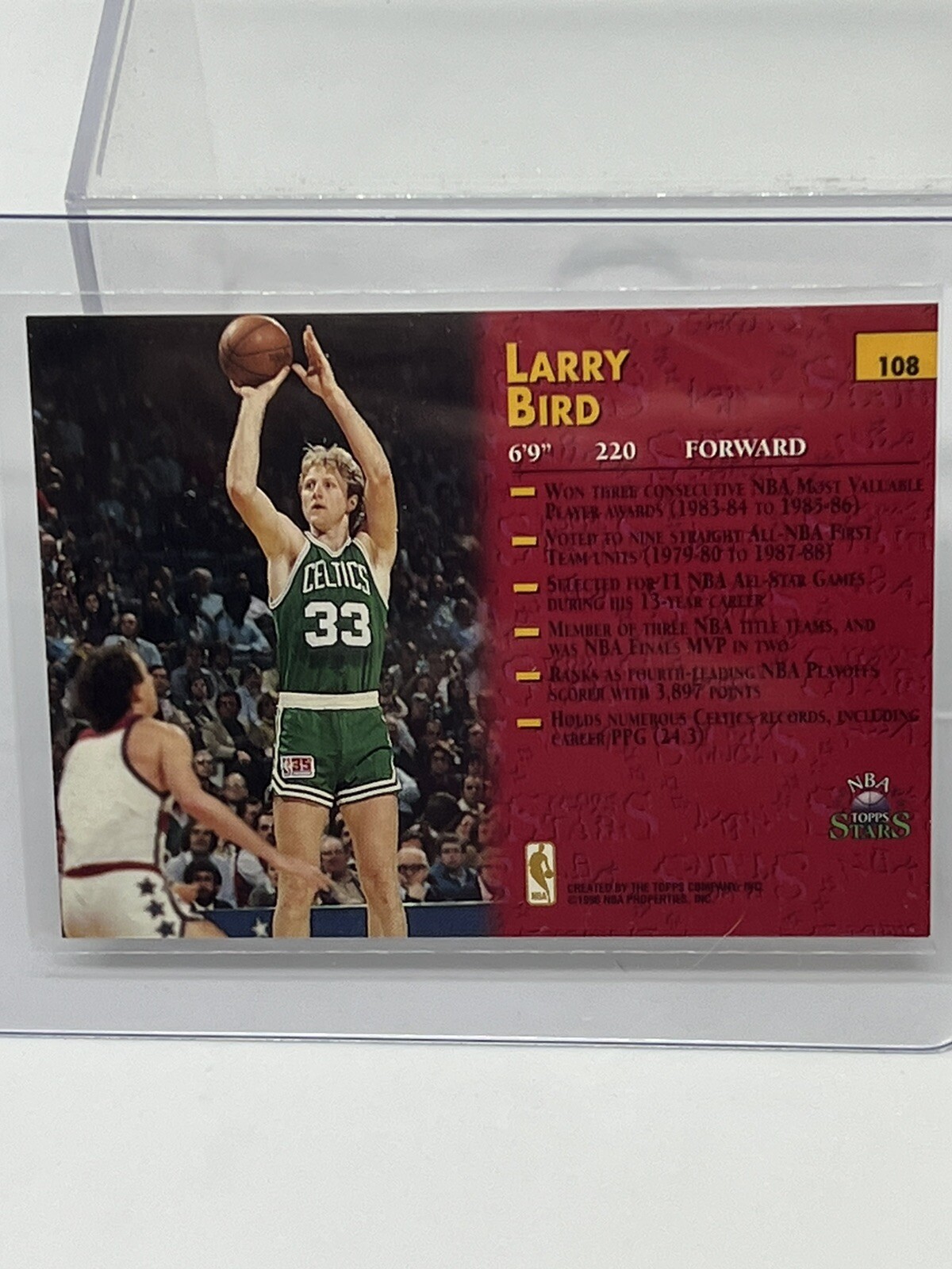 1996 Topps Stars - #108 Larry Bird for sale online | eBay