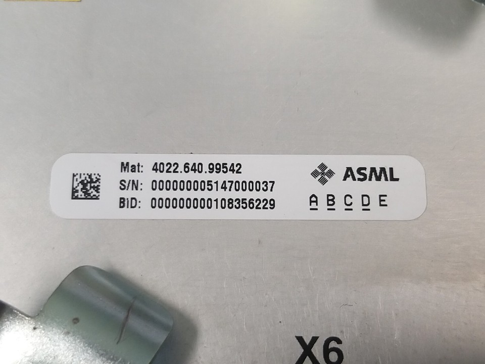 ASML 4022.640.99542 B/D 108356229, USED | eBay