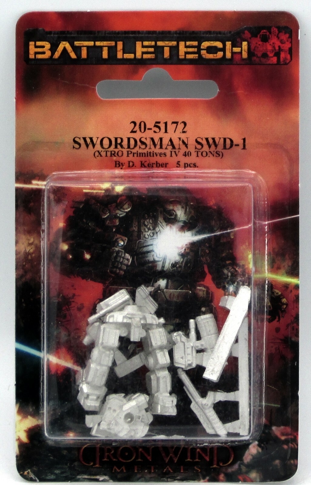 Battletech 20-5172 Swordsman SWD-1 (XTRO Primitives IV) House Davion ...