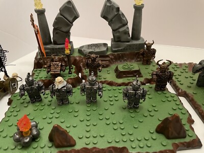 Mega Bloks Dragons Krystal Wars - Pieces of Battle Gate set loose **NO ...