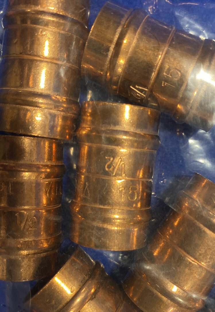 CONEX TP1 15mm EQUAL STRAIGHT COUPLER TRIFLOW SOLDER RING - Pack Of 10 ...