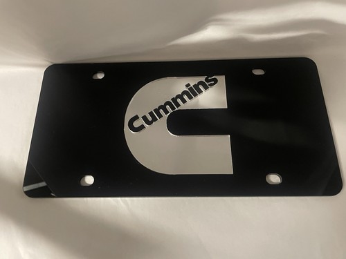 Cummins Inspired Acrylic Mirror License Plate Made in USA | eBay
