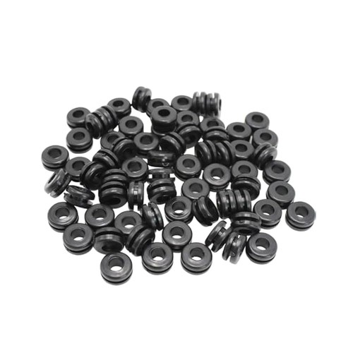 Rubber Wire Grommets 3/8", Protect Cables, Panels, & Wiring, 70 Pieces ...