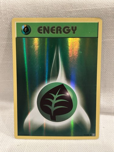 🍃 Grass Energy 91/108 Reverse Holo Pokemon TCG XY Evolutions Card ** NM ...