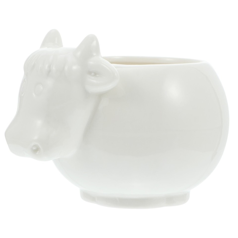 Decorative Cow Shaped Planter Unique Small Succulent Pot Creative ...