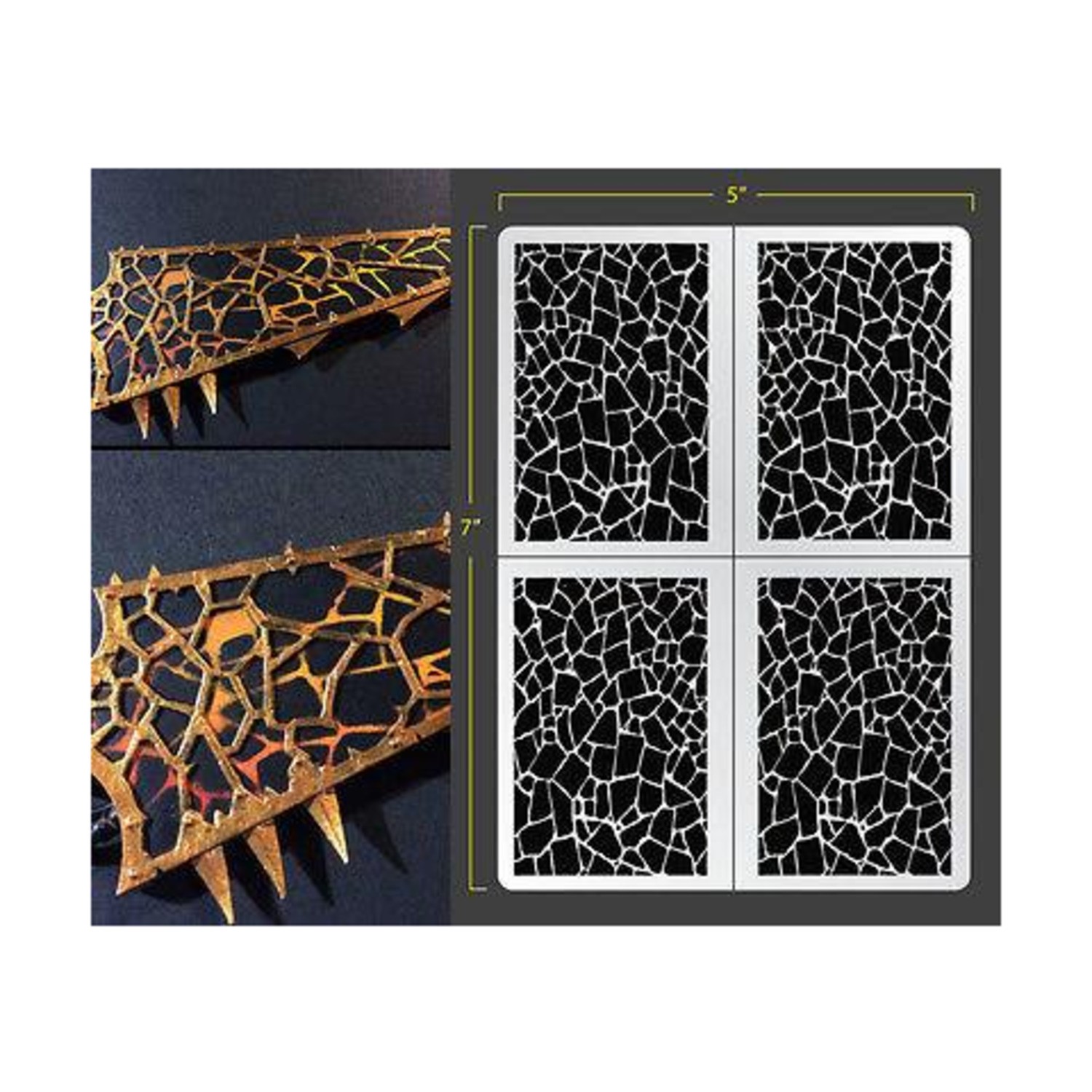 Fallout Stencil Magma Stone New | eBay