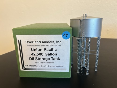 Overland Models OMI-3452.2 42,500 Gallon Oil Storage Tank Brass Painted ...
