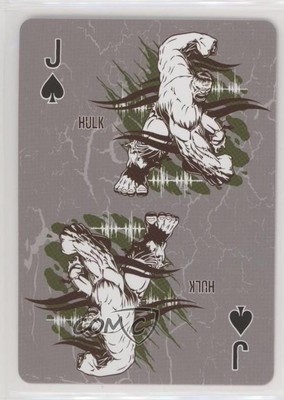 2009 Marvel Extreme Playing Cards Hulk (Jack of Spades) 0w6 | eBay