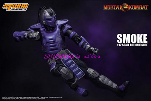 Storm Toys 1/12 Mortal Kombat Smoke Action Figure In Stock | eBay