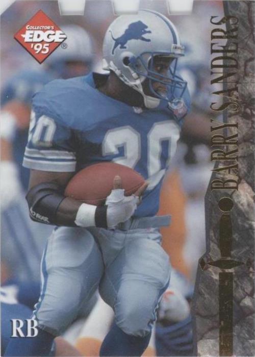1995 Collector's Edge Excalibur - Barry Sanders #99 Die-Cut for sale ...
