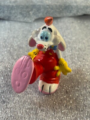 Disney Amblin 1987 Who Framed Roger Rabbit PVC Figure Roger Kicking Leg ...