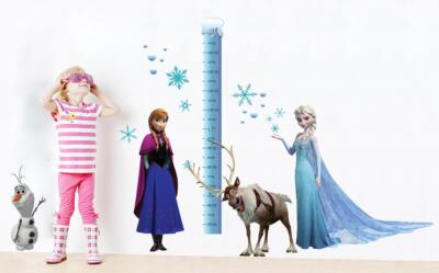 Frozen Height Chart Wall Sticker Decal Decor Art Nursey Disney Elsa ...