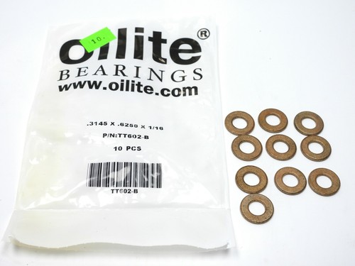 Oilite .3145 x .6250 x 1/16 (SAE 841) Sintered Bronze Thrust Washers ...