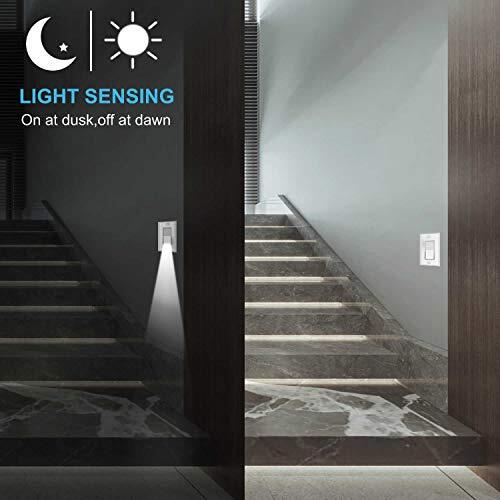 4 Pack Illuminated Light Switch Decora Paddle Rocker Light Switch With ...