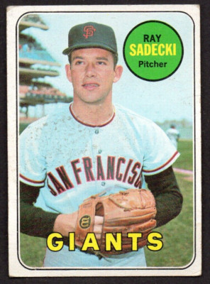 1969 Topps #125 Ray Sadecki GOOD Giants | eBay