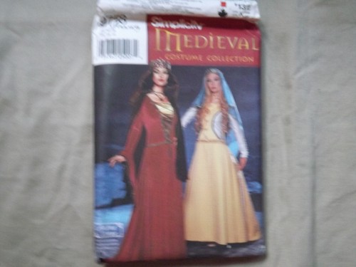 Simplicity Sew Costume Collection Pattern 9758 Medieval Renaissance ...