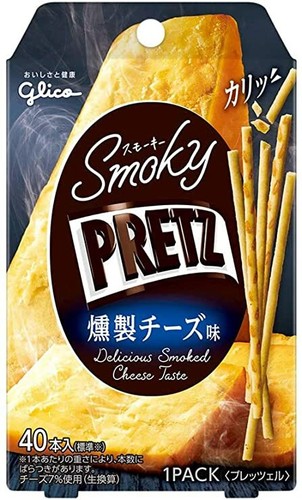 Snack populaire japonais saveur fromage fumé bretz 24 g × 14 pièces Jp ...