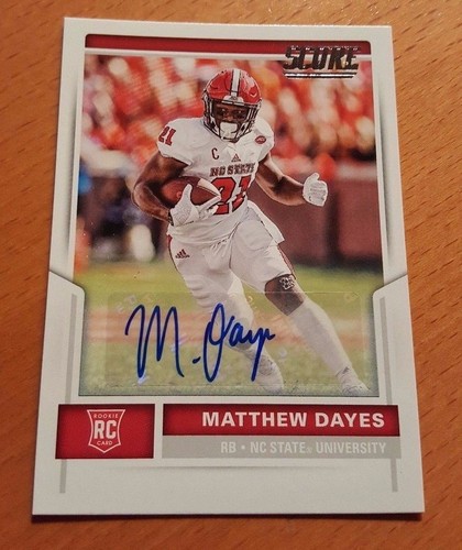 2017 Score Rookie Autographs #433 Matthew Dayes Browns | eBay